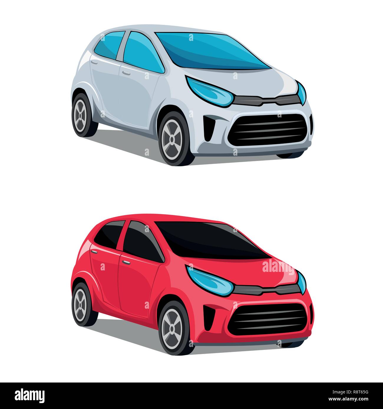 Modern cars vector Stock Vector Image & Art - Alamy