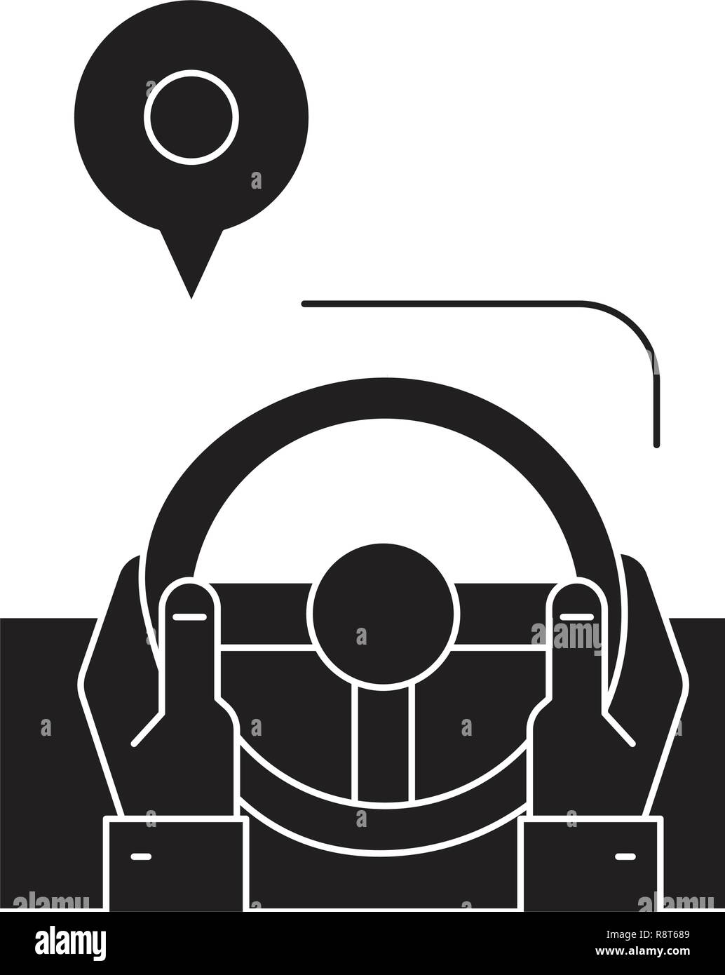 Drive destination Stock Vector Images - Alamy