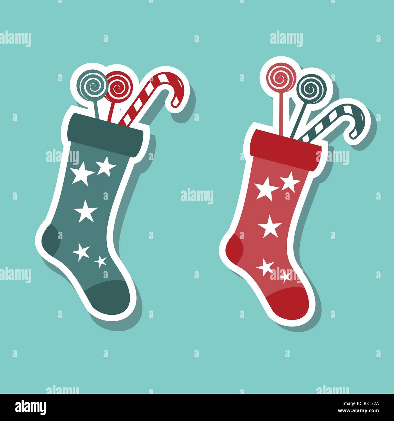 Stocking Stock Vector Images - Alamy