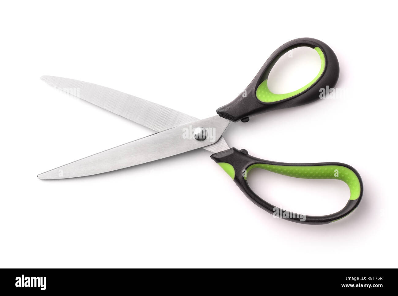 Top view of scissors isolated on white Stock Photo - Alamy