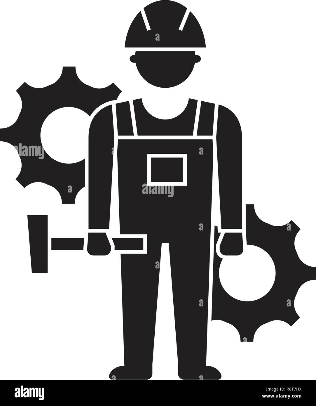 Engineering performance black vector concept icon. Engineering ...