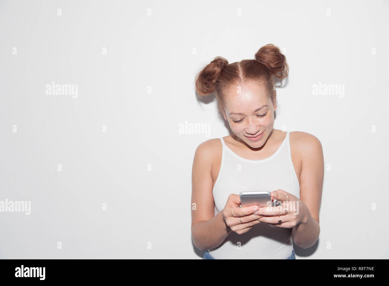 Young smart caucasian red hi-res stock photography and images - Alamy