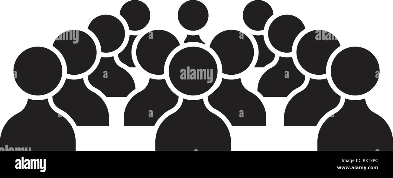 Human resources people black vector concept icon. Human resources ...