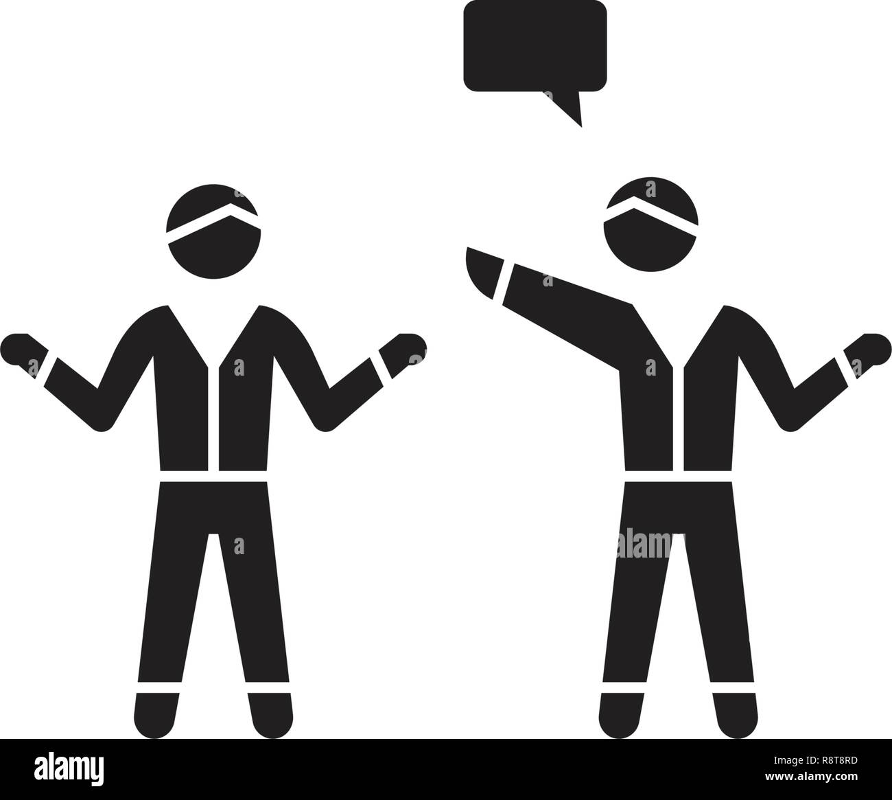 Indictment, blaming black vector concept icon. Indictment, blaming flat ...