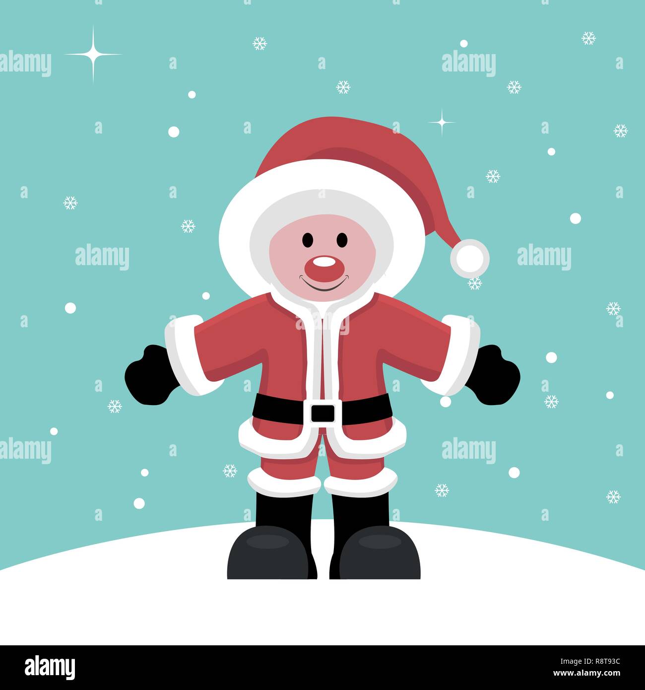 Santa claus baby gift Stock Vector Images - Alamy