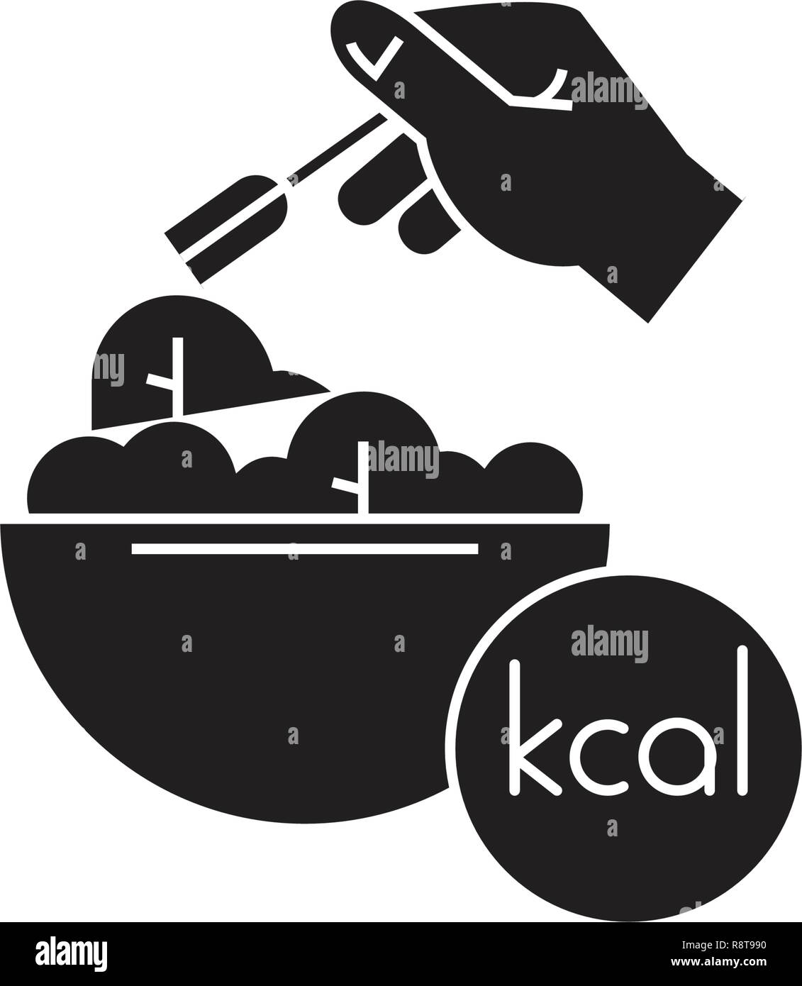 Non-carbohydrate diet black vector concept icon. Non-carbohydrate diet ...