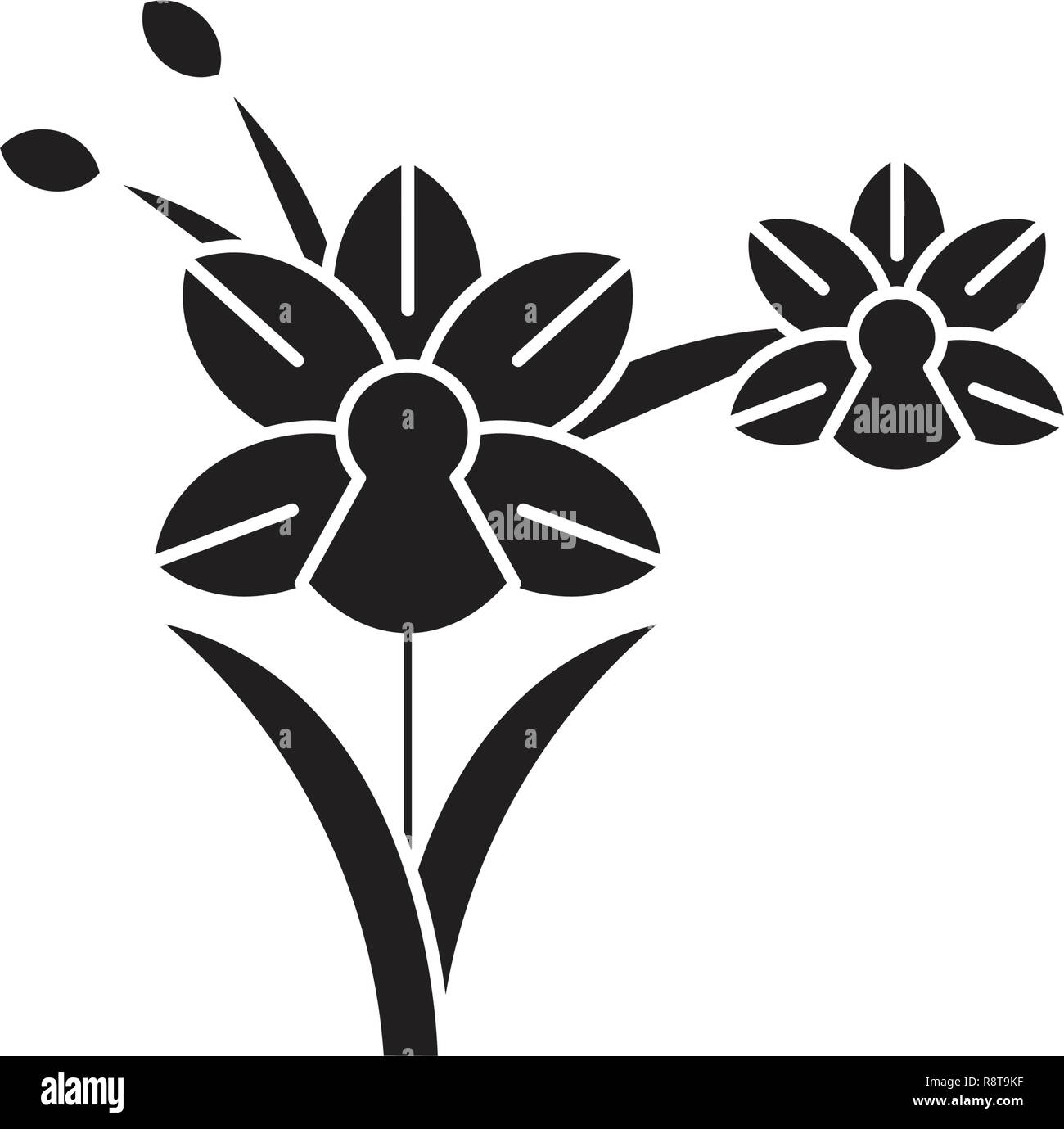 Houseplant design flat concept Cut Out Stock Images & Pictures - Alamy