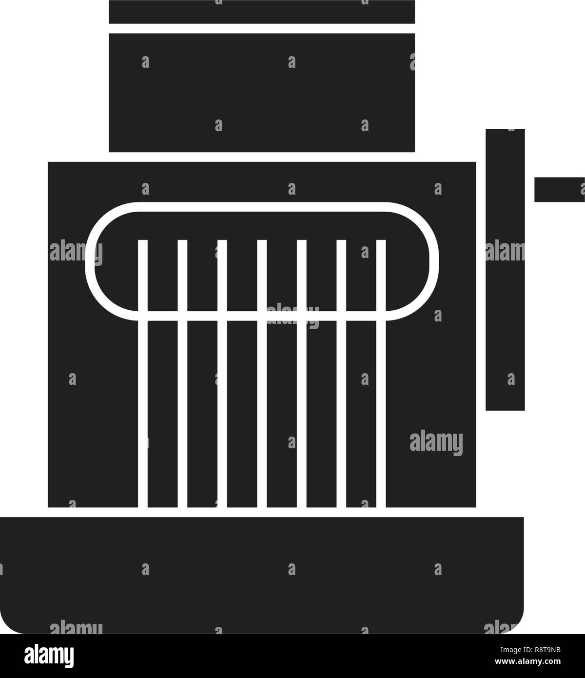 Pasta making black vector concept icon. Pasta making flat illustration ...