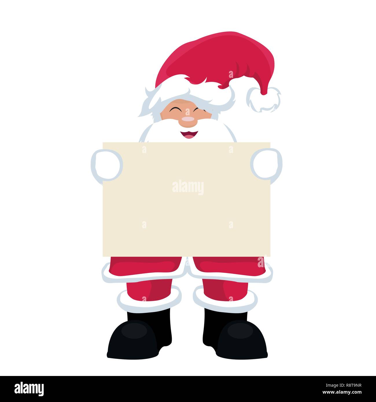 Santa poster design Cut Out Stock Images & Pictures - Alamy