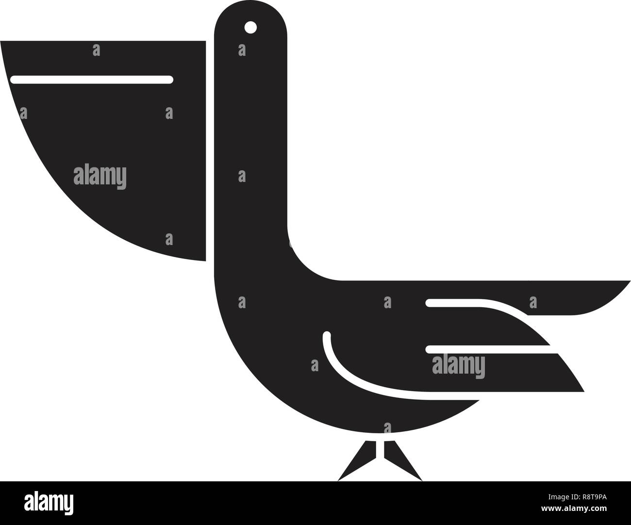 Vector Illustration Cartoon Pelican High Resolution Stock Photography ...
