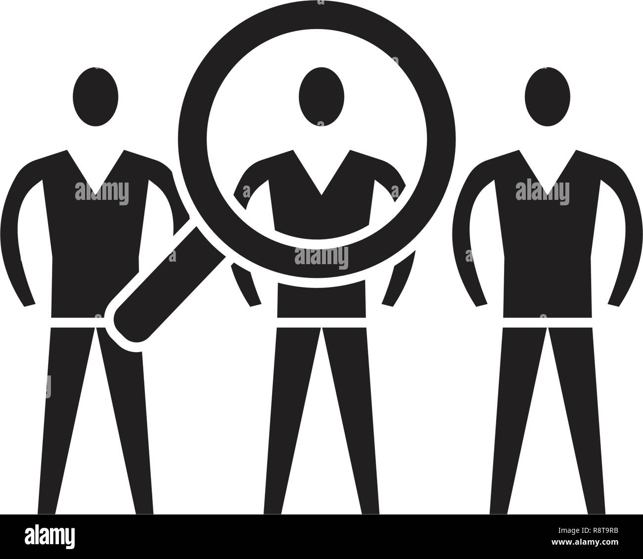 Performance team black vector concept icon. Performance team flat ...