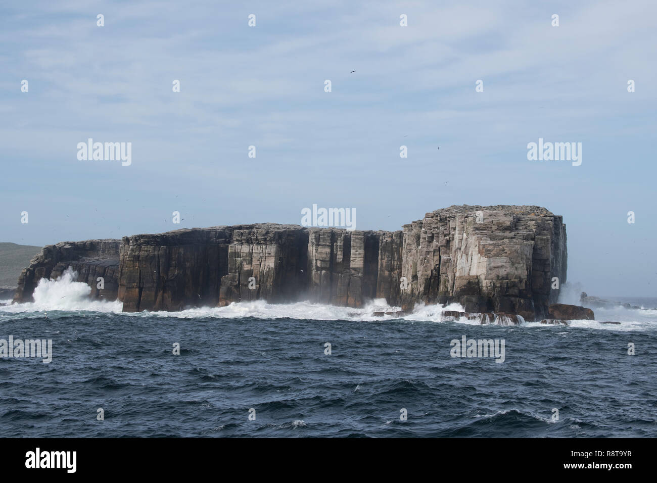 Falkland Islands, Beauchene Island. The southernmost island in the ...