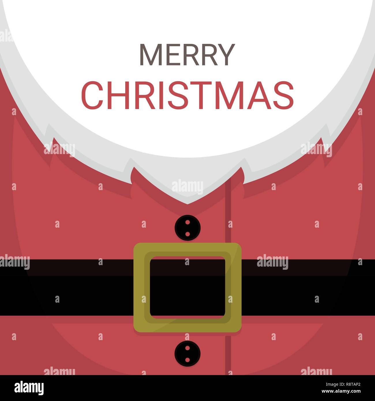 Christmas card of santa claus costume Stock Vector Image & Art - Alamy