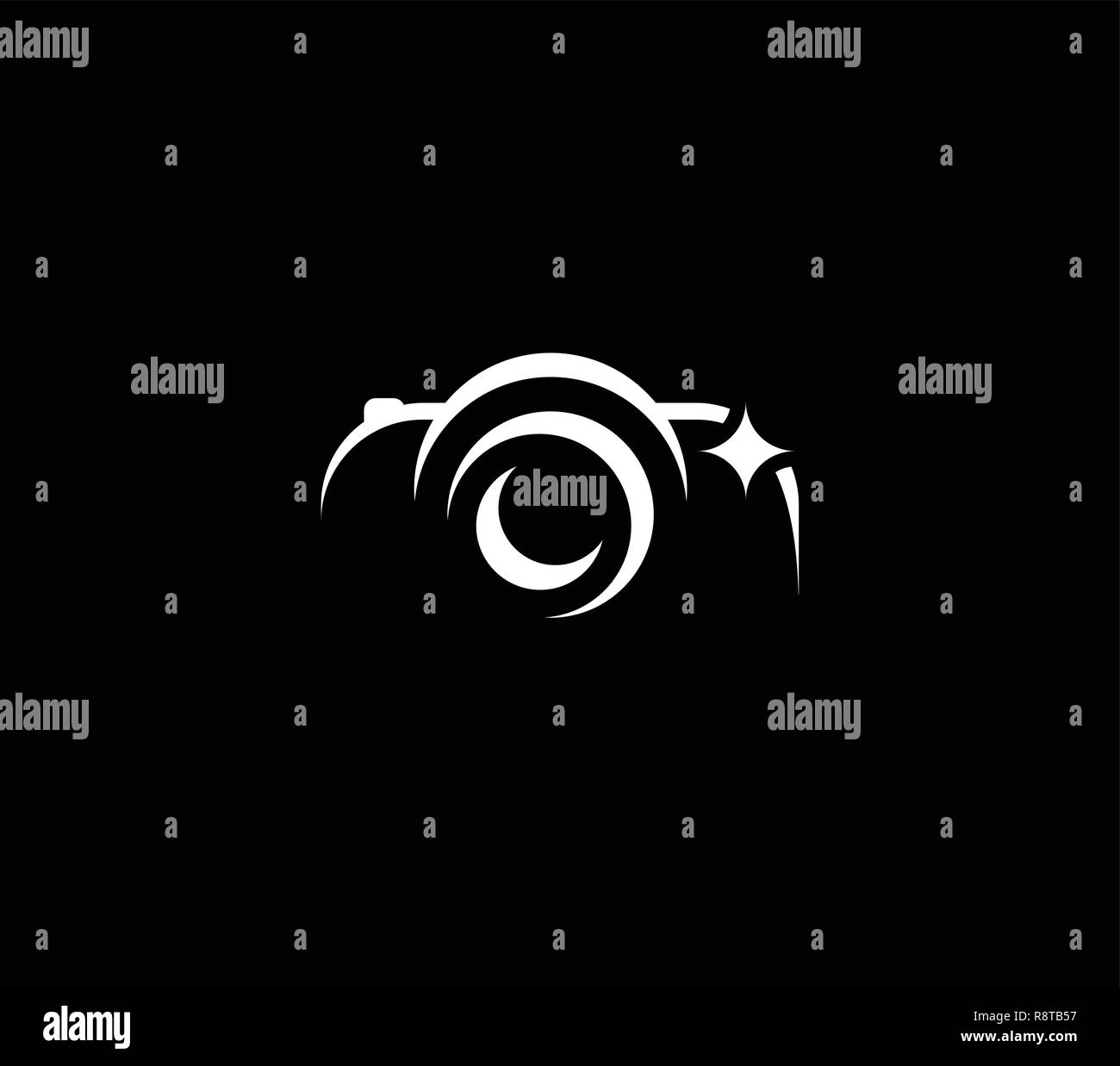 Logo emblem on the background Black and White Stock Photos & Images - Alamy