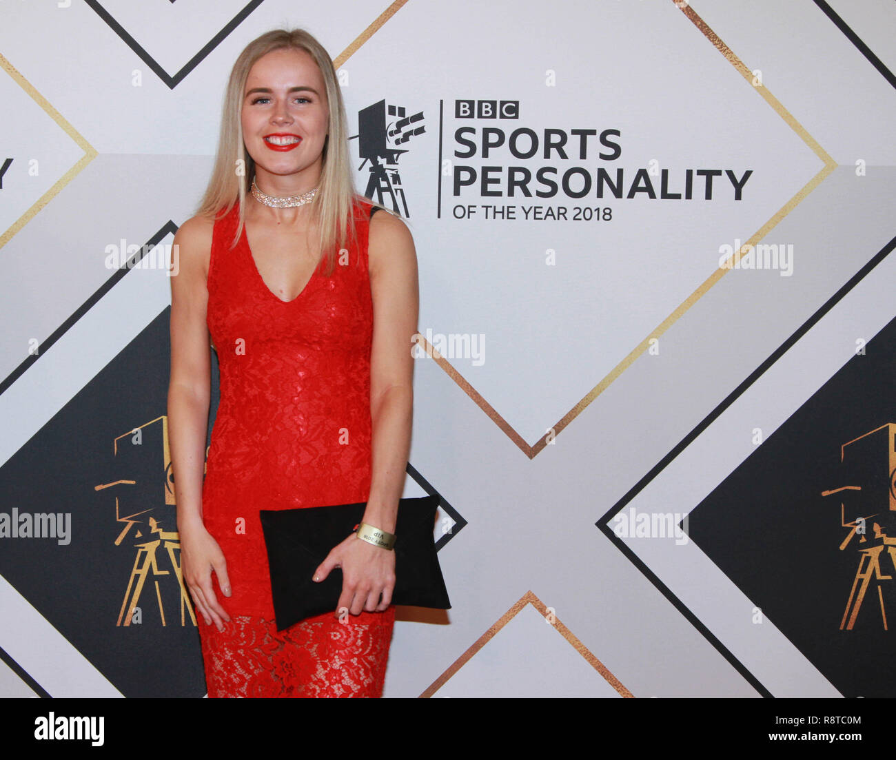 Paralympian Maria Lyle on the red carpet ahead of the BBC Sports ...
