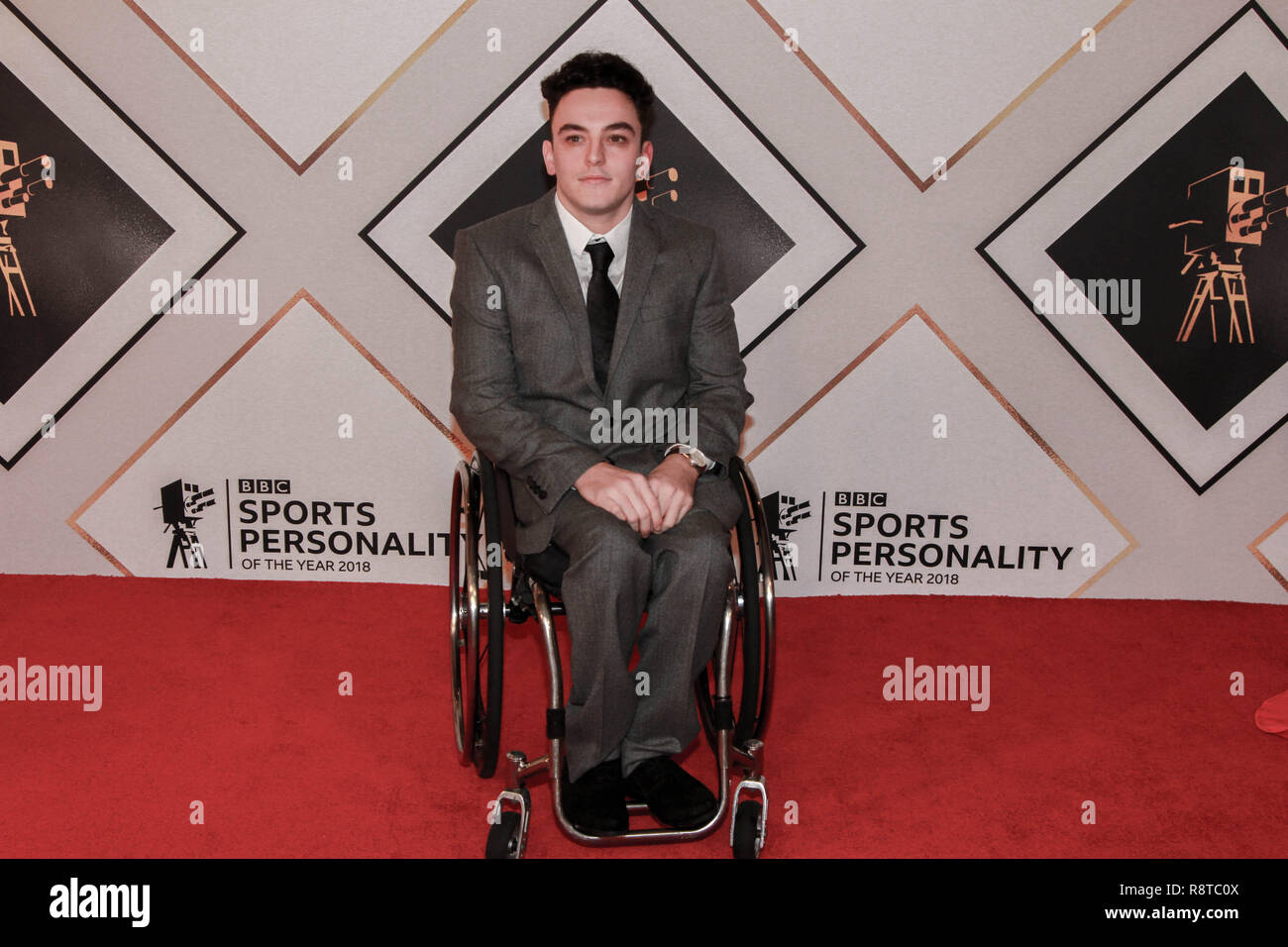 Harri Jenkins on the red carpet ahead of the BBC Sports Personality of ...