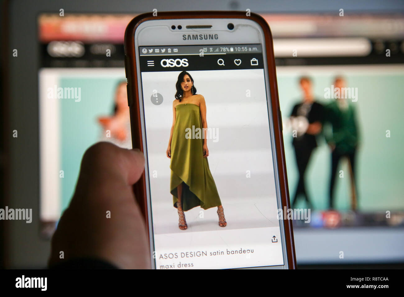 Asos online shopping hi-res stock photography and images - Alamy