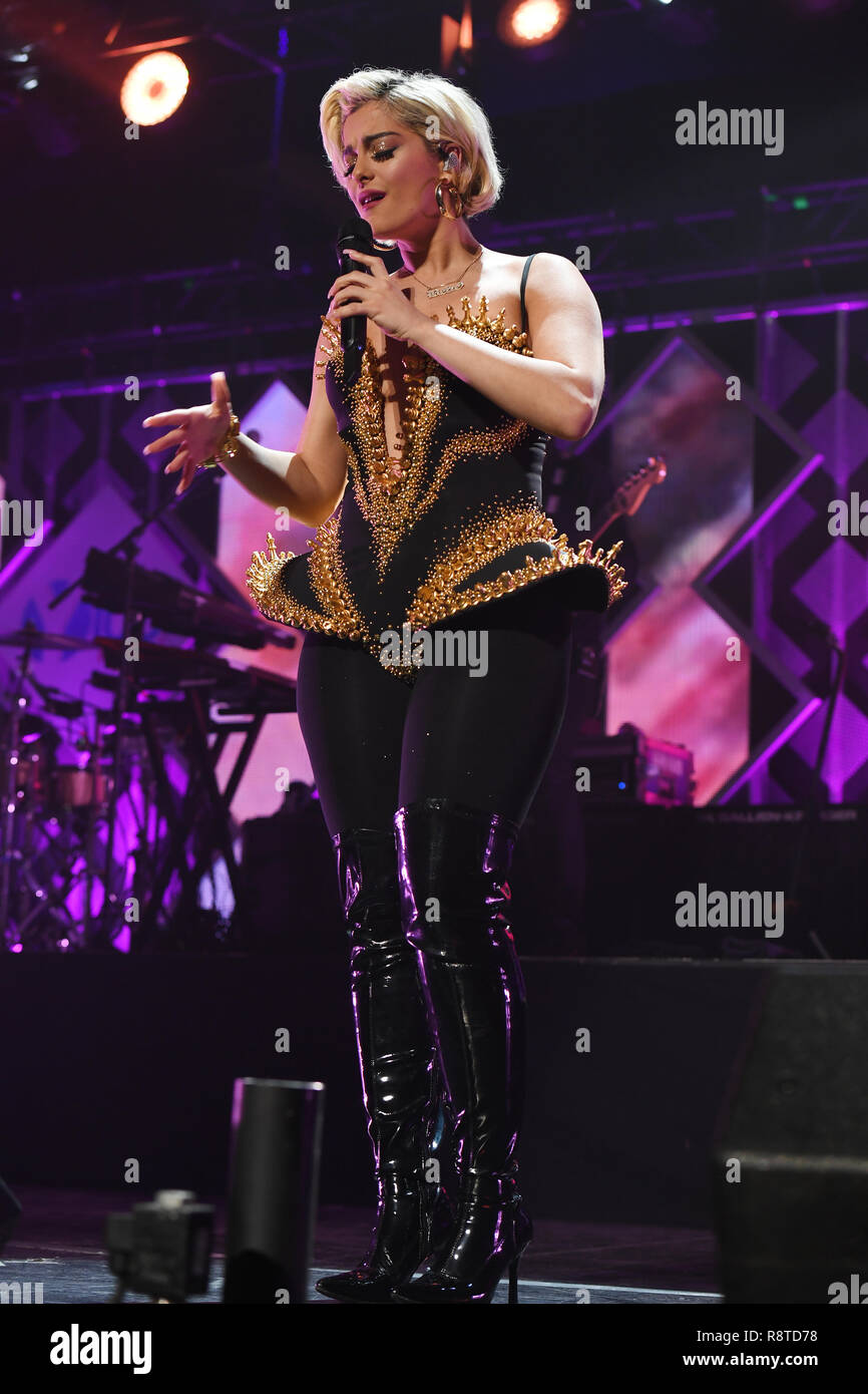 Bebe rexha jingle ball hi-res stock photography and images - Alamy