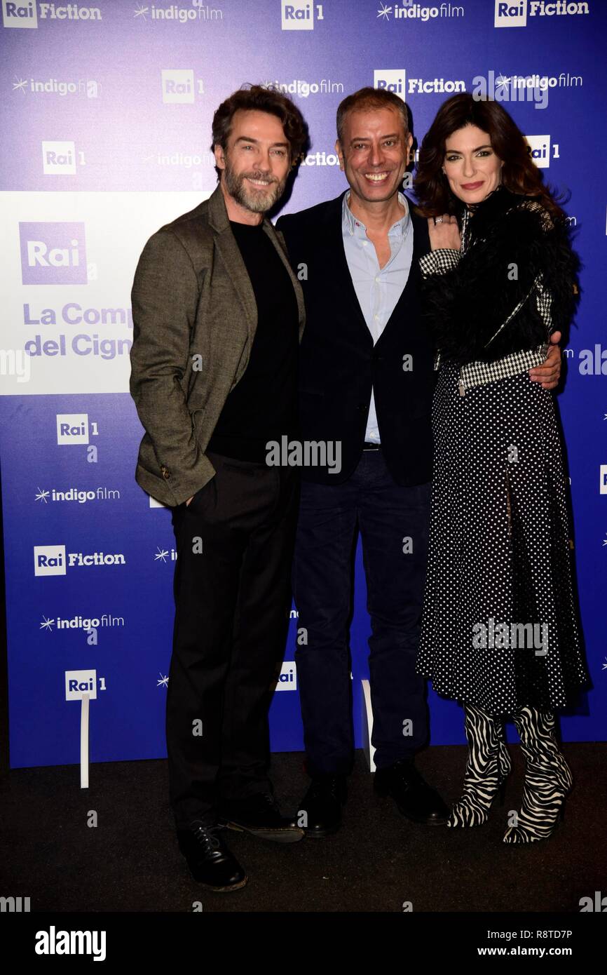 Milan TV series "the company of the swan", In the picture: Anna Valle ...