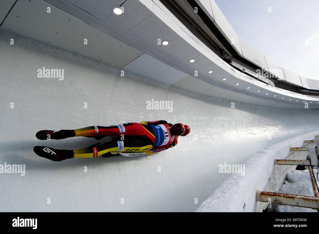 Lake Placid, New York. 15th Dec, 2018. Robin Johannes Geueke and David ...