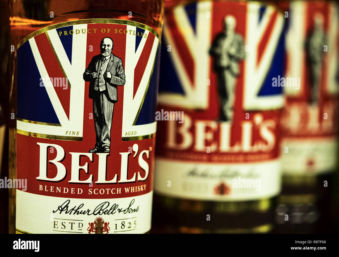 Bells whisky hi-res stock photography and images - Alamy