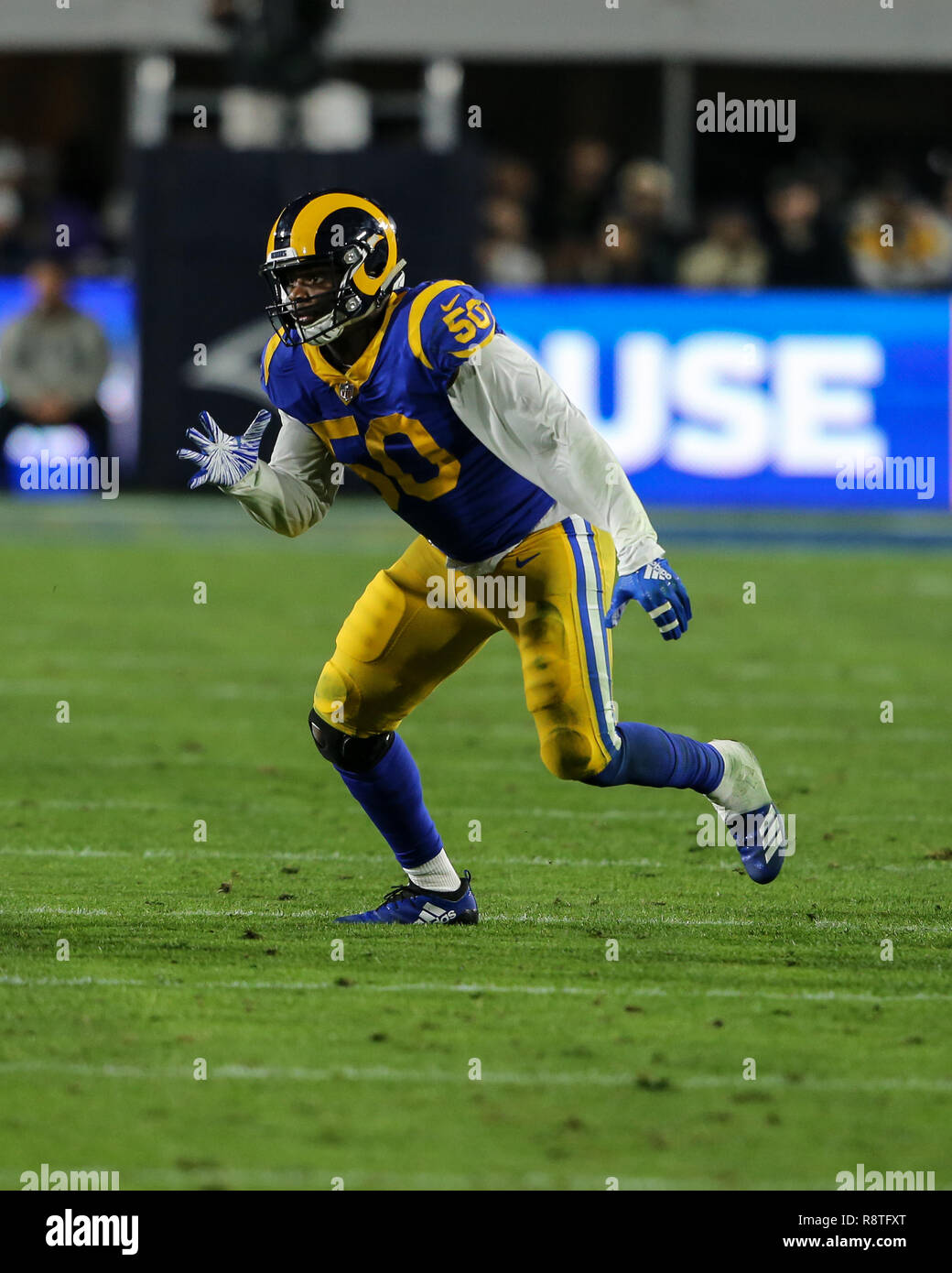 Los Angeles, CA, USA. 16th Dec, 2018. Los Angeles Rams outside ...