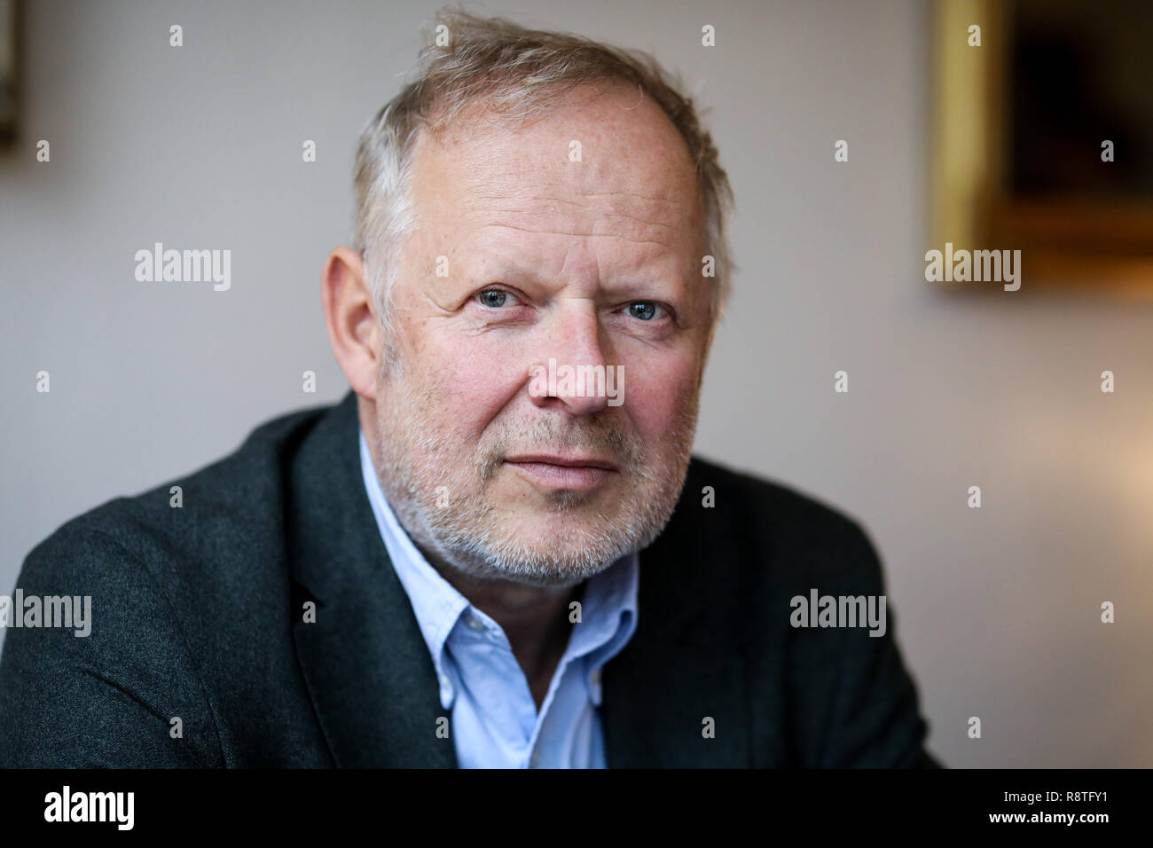29 November 2018, Hamburg: Actor Axel Milberg during an interview with ...
