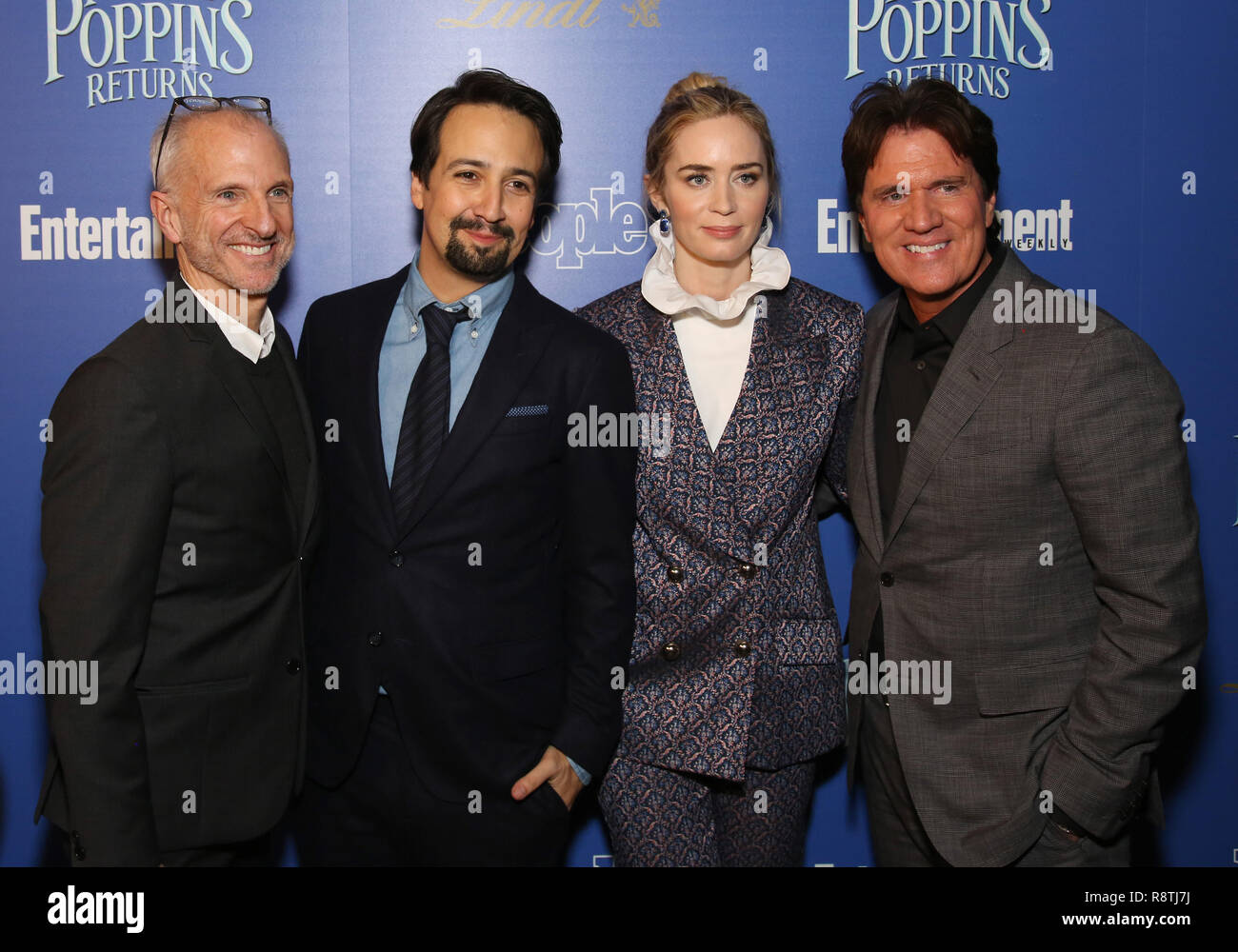 New York, New York, USA. 17th Dec, 2018. John Deluca, Lin-Manuel ...