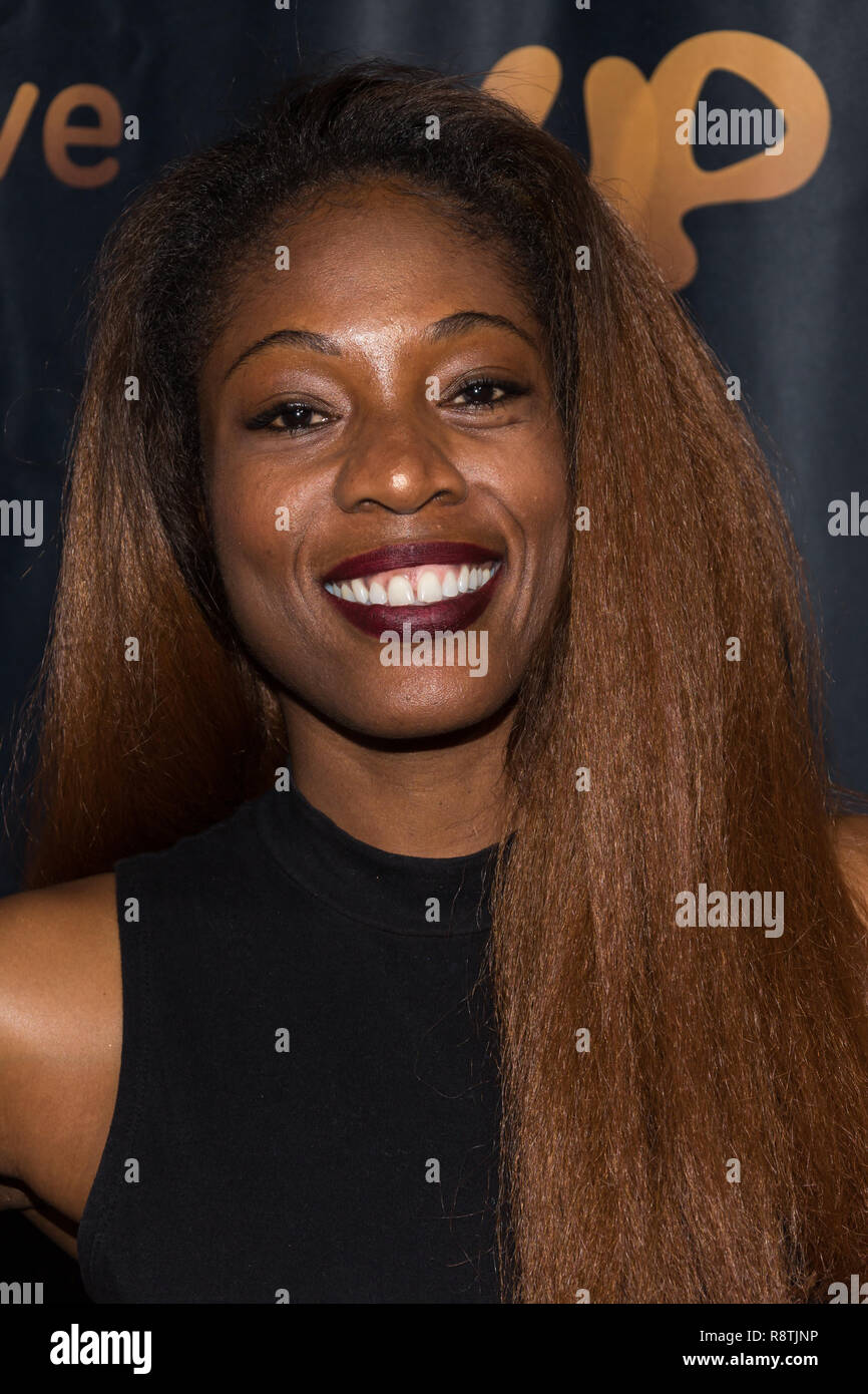 Burbank, California, USA. 16th December 2018. Tysha Williams arrives at ...