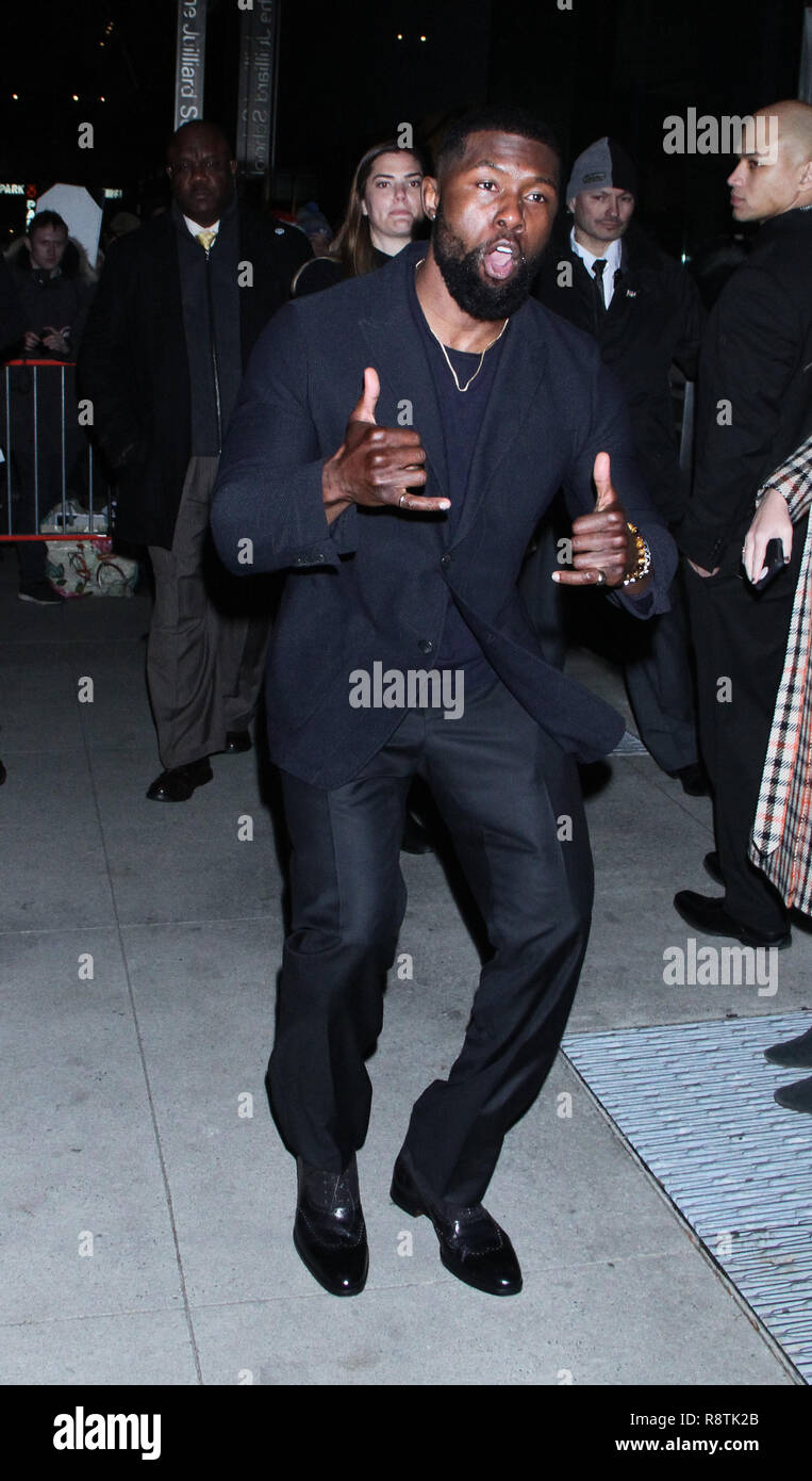 December 17, 2018. Trevante Rhodes attend NetFlix screening of Bird Box ...