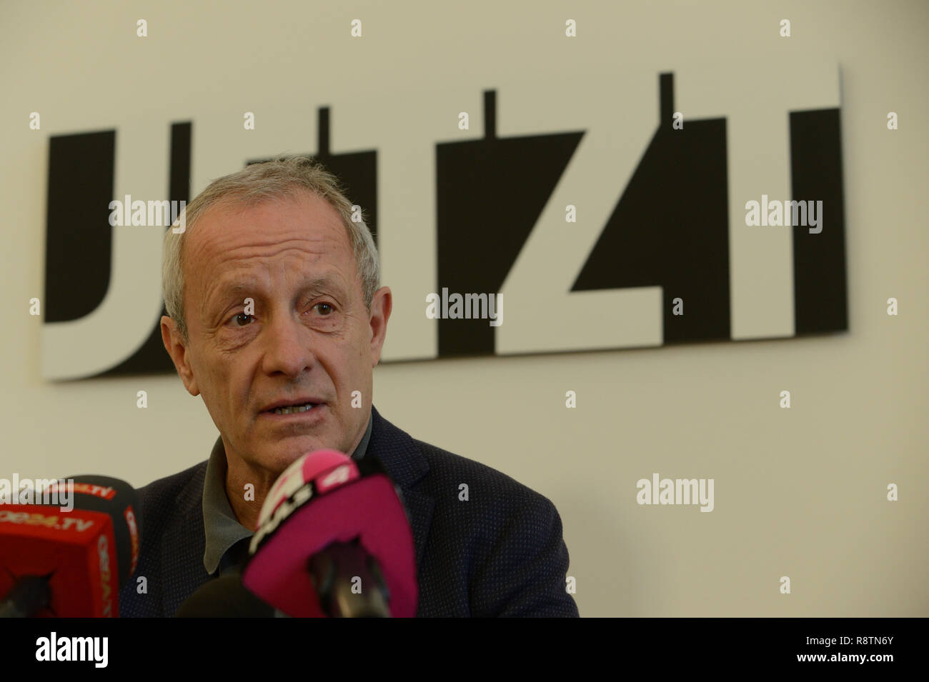 Vienna, Austria. 18 December 2018. Press conference with Peter Pilz ...