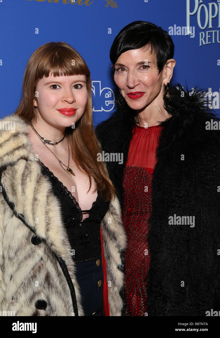 New York, New York, USA. 17th Dec, 2018. Flora Collins and Amy Fine ...