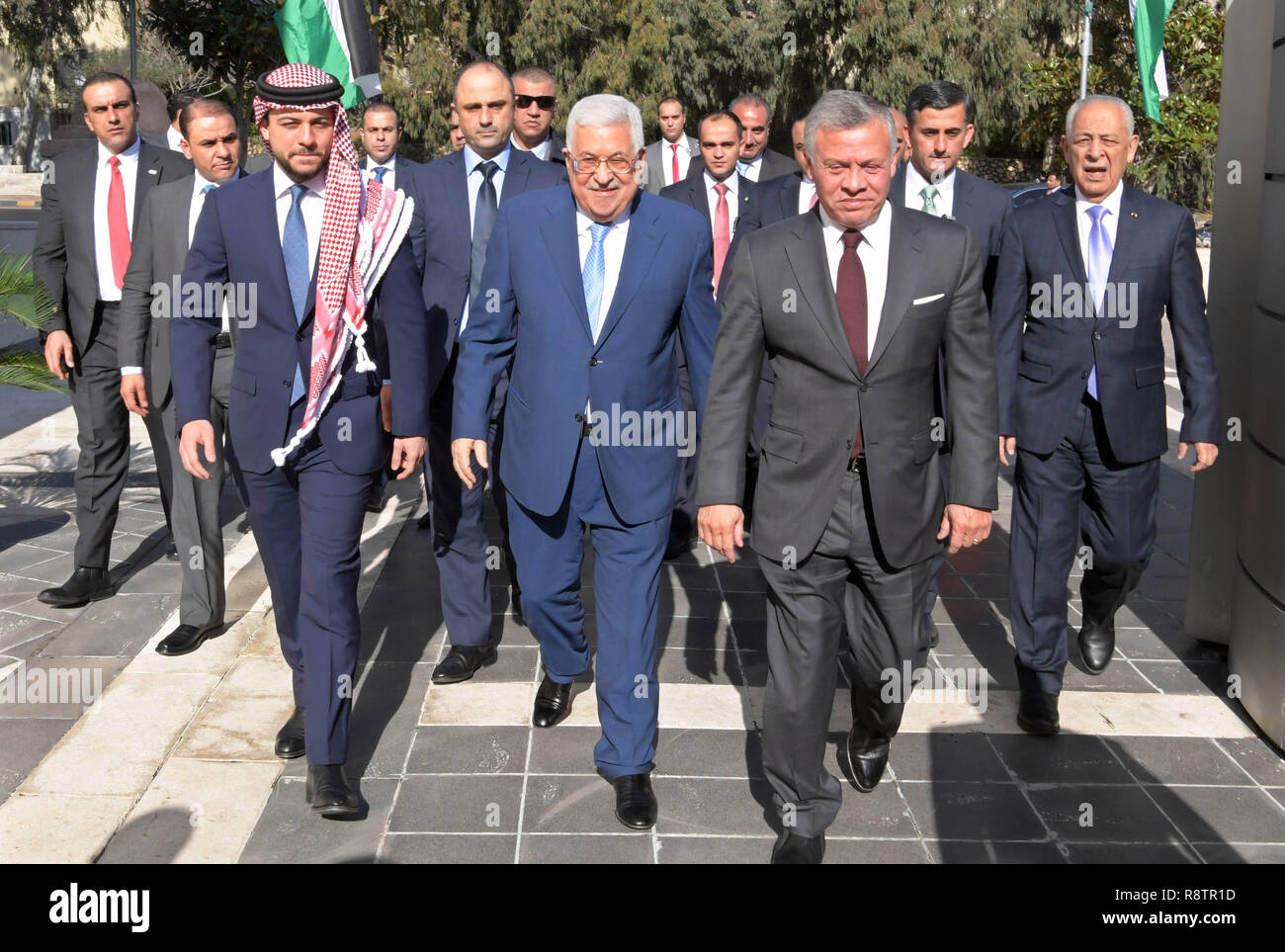 Amman, Amman, Jordan. 18th Dec, 2018. Palestinian President Mahmoud ...