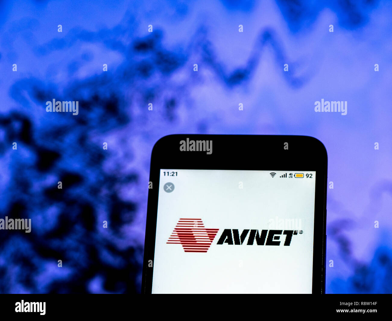 Avnet Company logo seen displayed on smart phone Stock Photo - Alamy