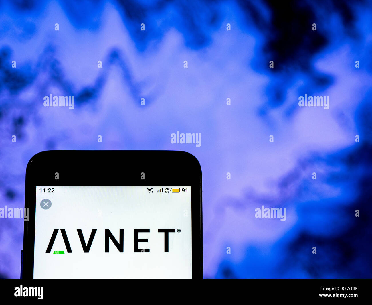 Avnet Company logo seen displayed on smart phone Stock Photo - Alamy