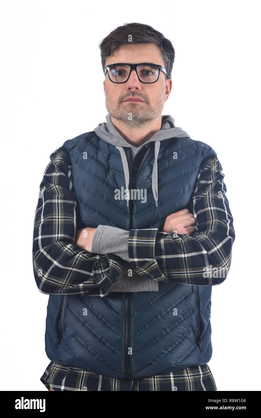 Crossed amrs hi-res stock photography and images - Alamy