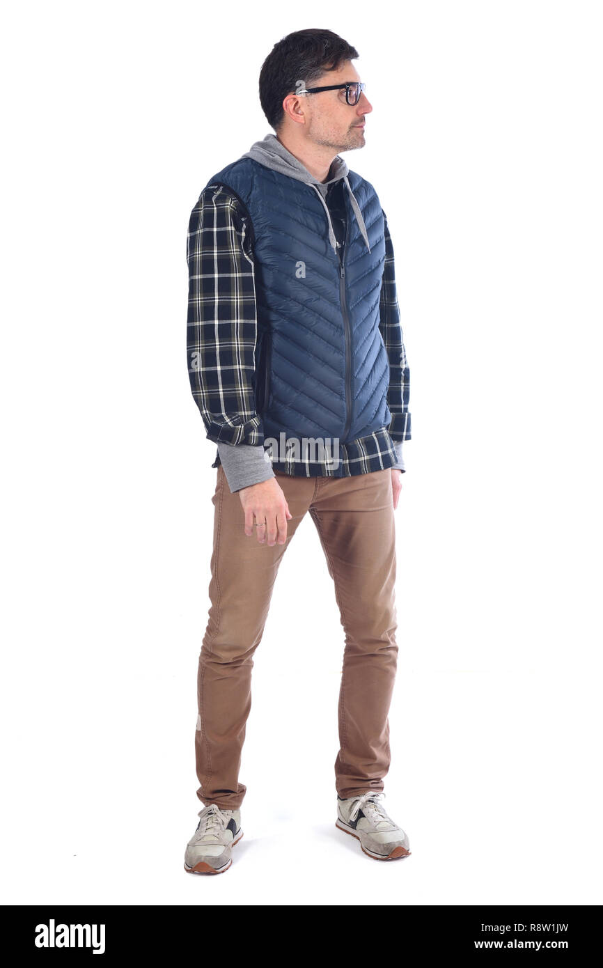 Man side profile portrait serious Cut Out Stock Images & Pictures - Alamy