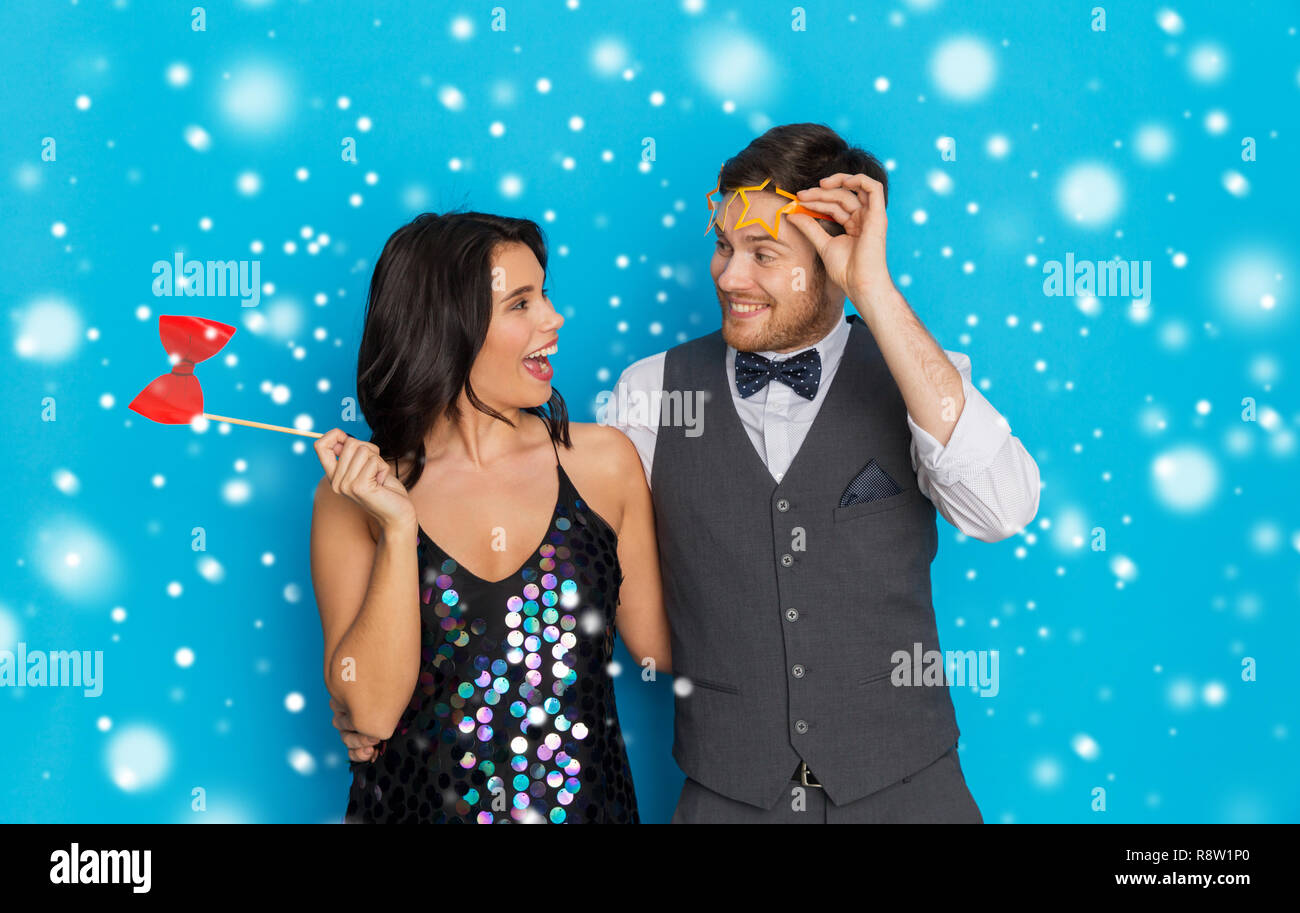Christmas photo booth props new year party hi-res stock photography and ...