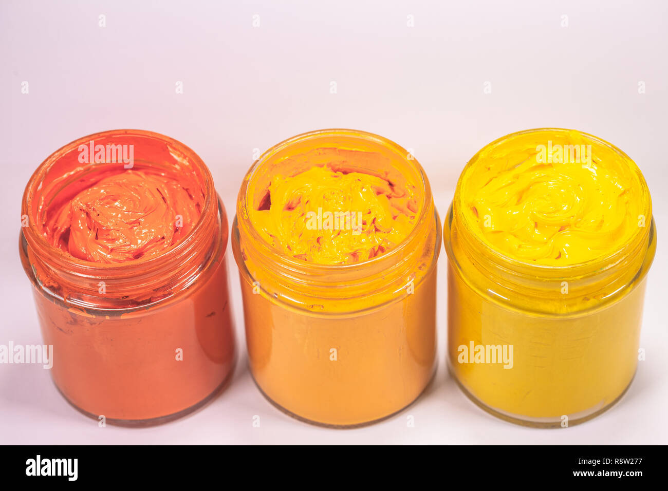 light yellow orange and yellow are warm tone color of printing screen ...