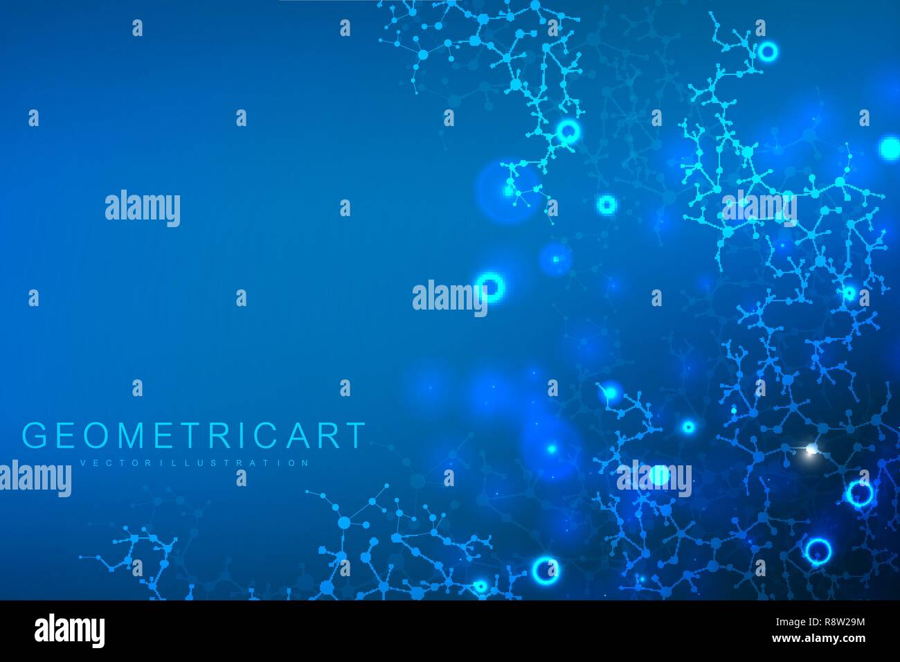 Big Data Visualization Background. Modern futuristic virtual abstract ...