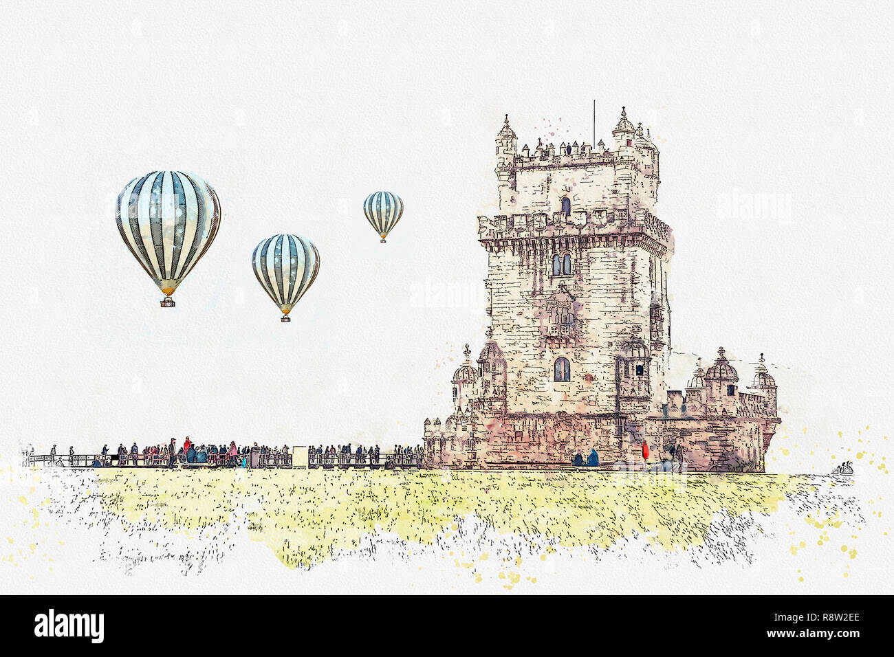 Cartoon torre hi-res stock photography and images - Alamy