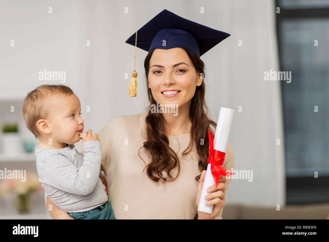 University baby hi-res stock photography and images - Alamy