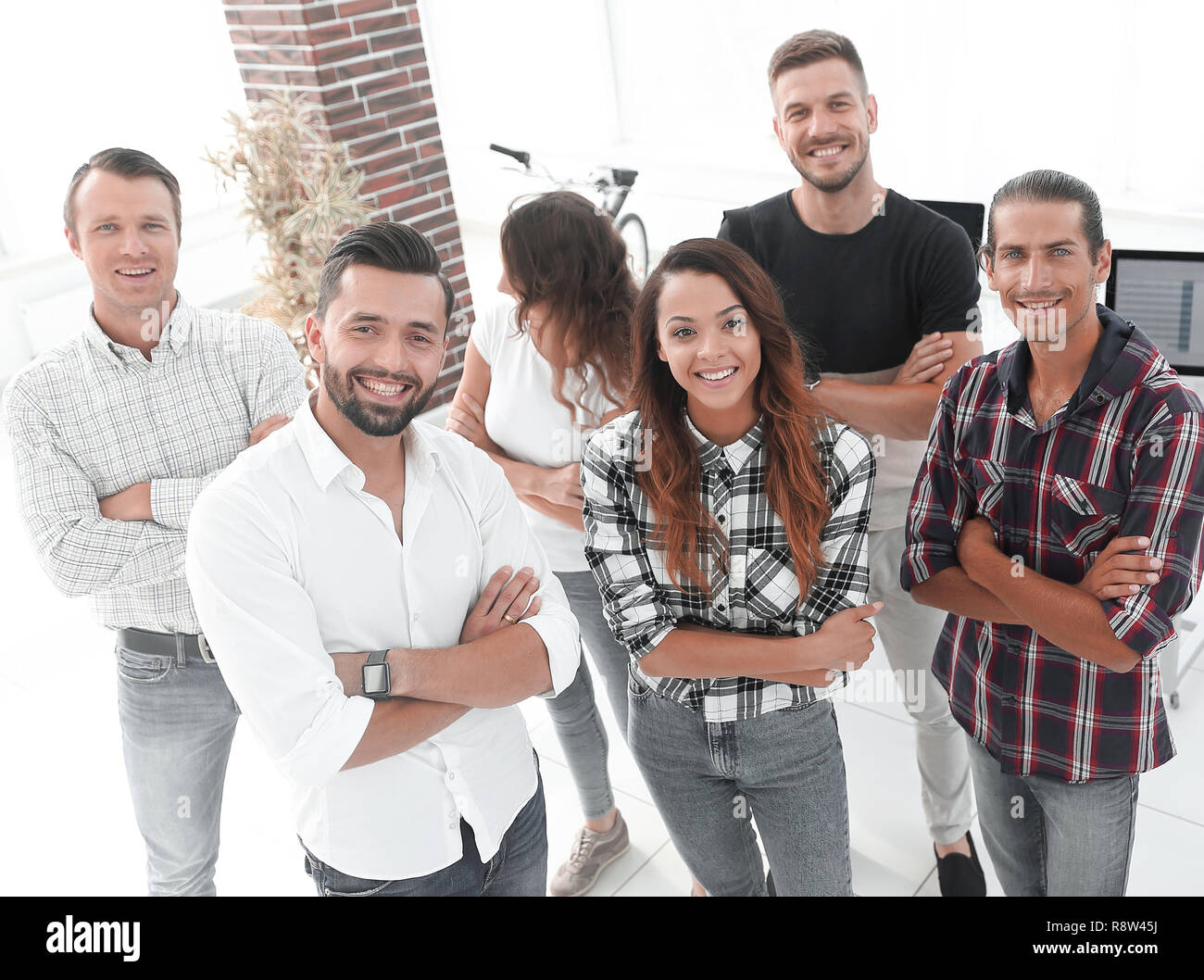 successful team of young people Stock Photo - Alamy