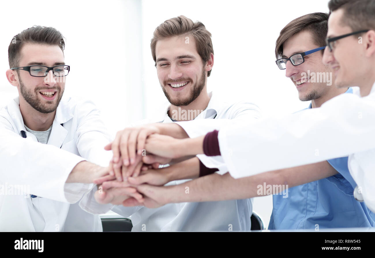 medical team showing their success Stock Photo - Alamy