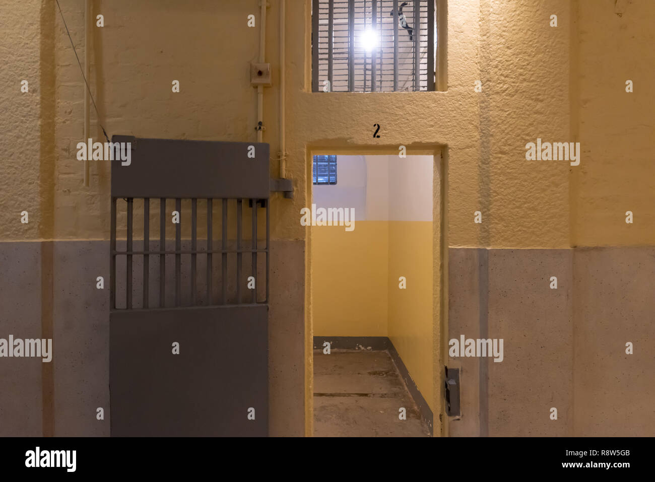 Central, Hong Kong - 20 Sep 2018: The perison gate of Tai Kwun, the ...