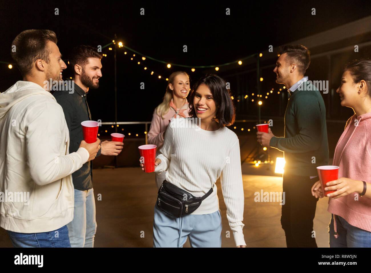 Family party drinks night hi-res stock photography and images - Alamy