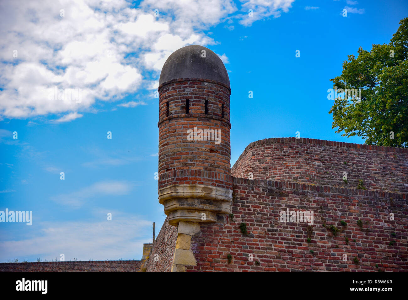 Tower of an ancient building in Europe Stock Photo - Alamy