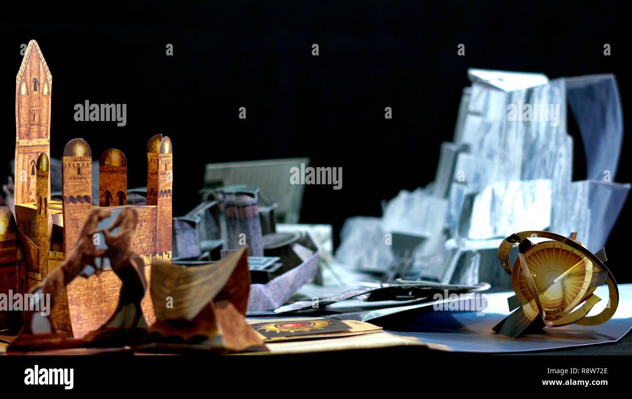 ADELAIDE, AUSTRALIA - JULY 10, 2017: HBO authorized pop up map of Game ...