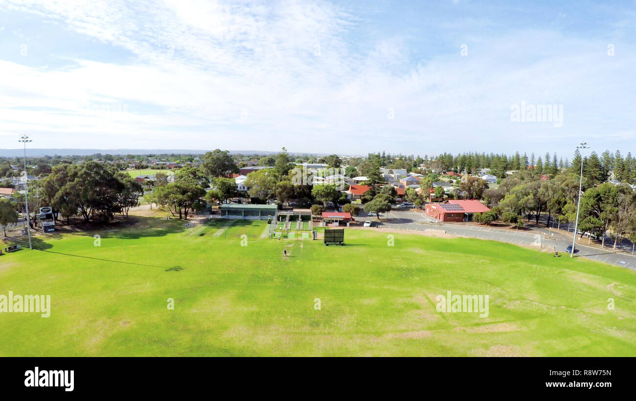 Australian football goal posts hi-res stock photography and images - Alamy