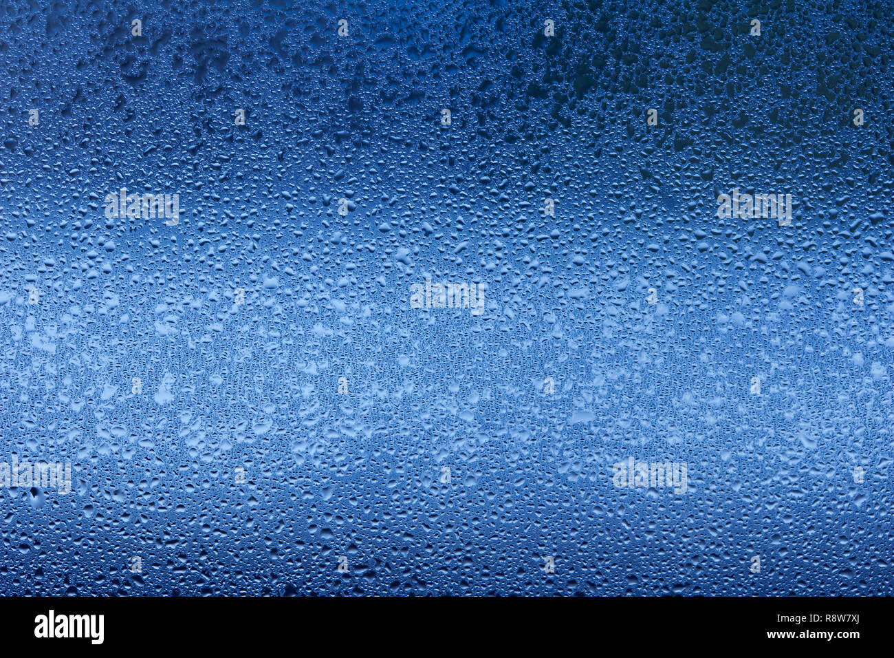 Macro abstract background of water condensation on a window pane Stock ...